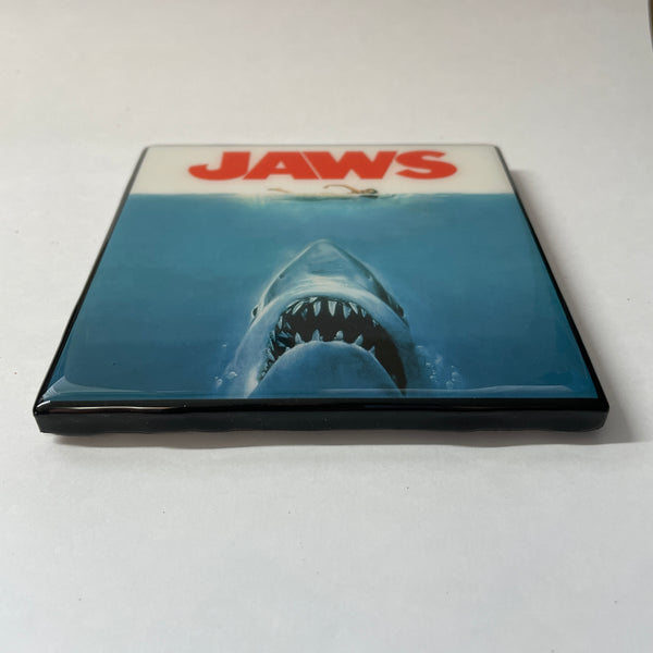 JAWS Movie Coaster Custom Ceramic Tile | CoasterLily Tiles
