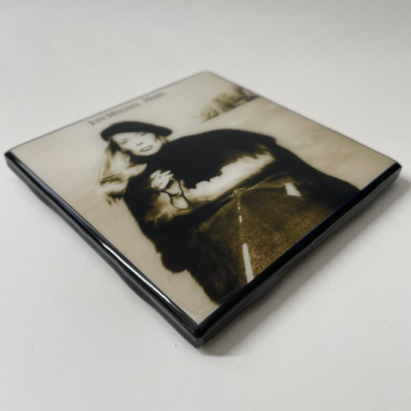 JONI MITCHELL Hejira Record Cover Ceramic Tile Coaster | CoasterLily Tiles