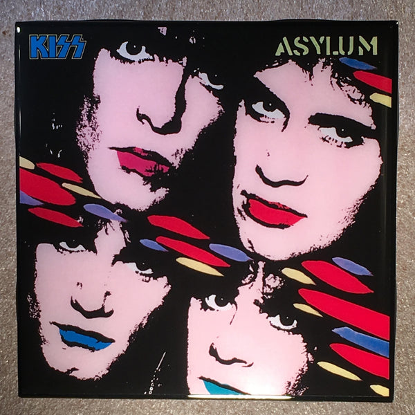 KISS Asylum Coaster Record Cover Ceramic Tile | CoasterLily Tiles